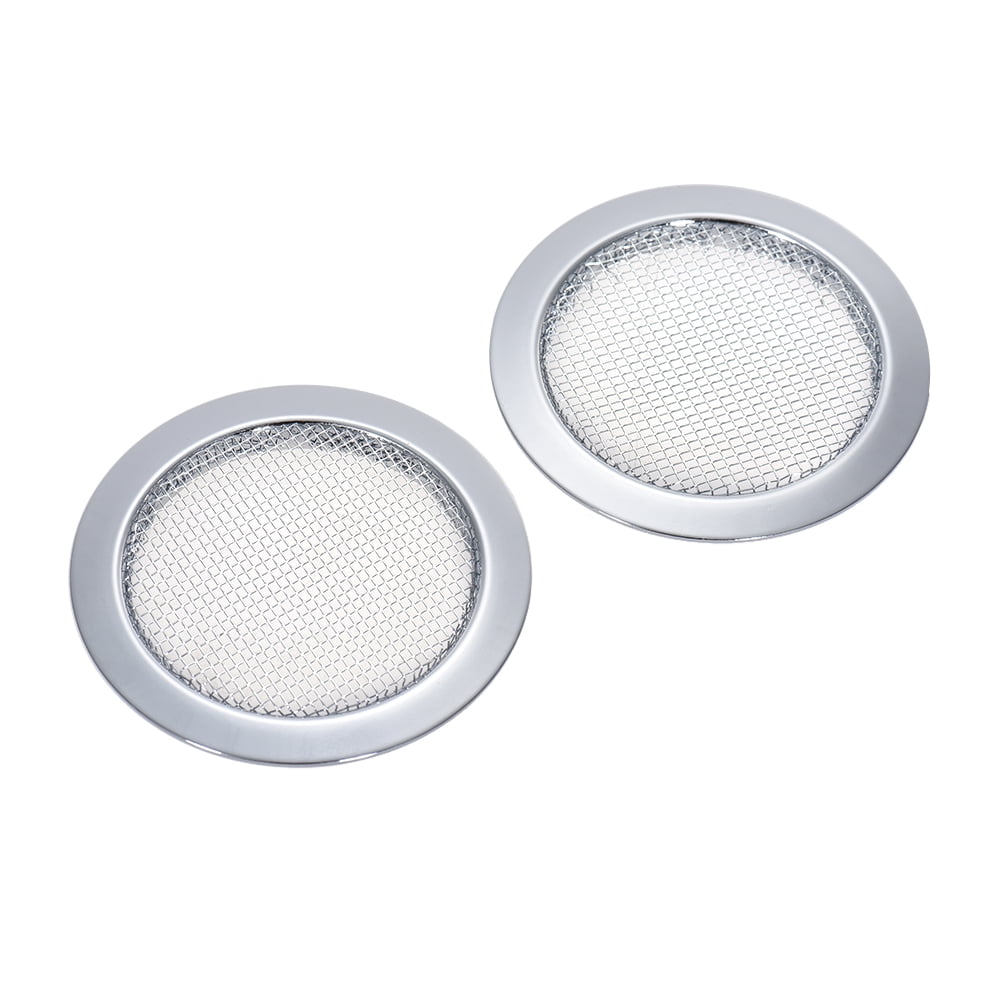 Hole Inserts,Resonator Box 2pcs Silver Screened Sound Dobro Resonator ...