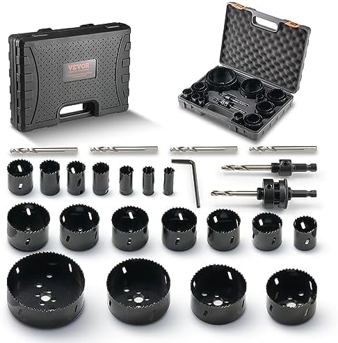 Hole Kit, 18 count , 6 Drill Bits, 1 Hex Wrench, General Purpose Size ...