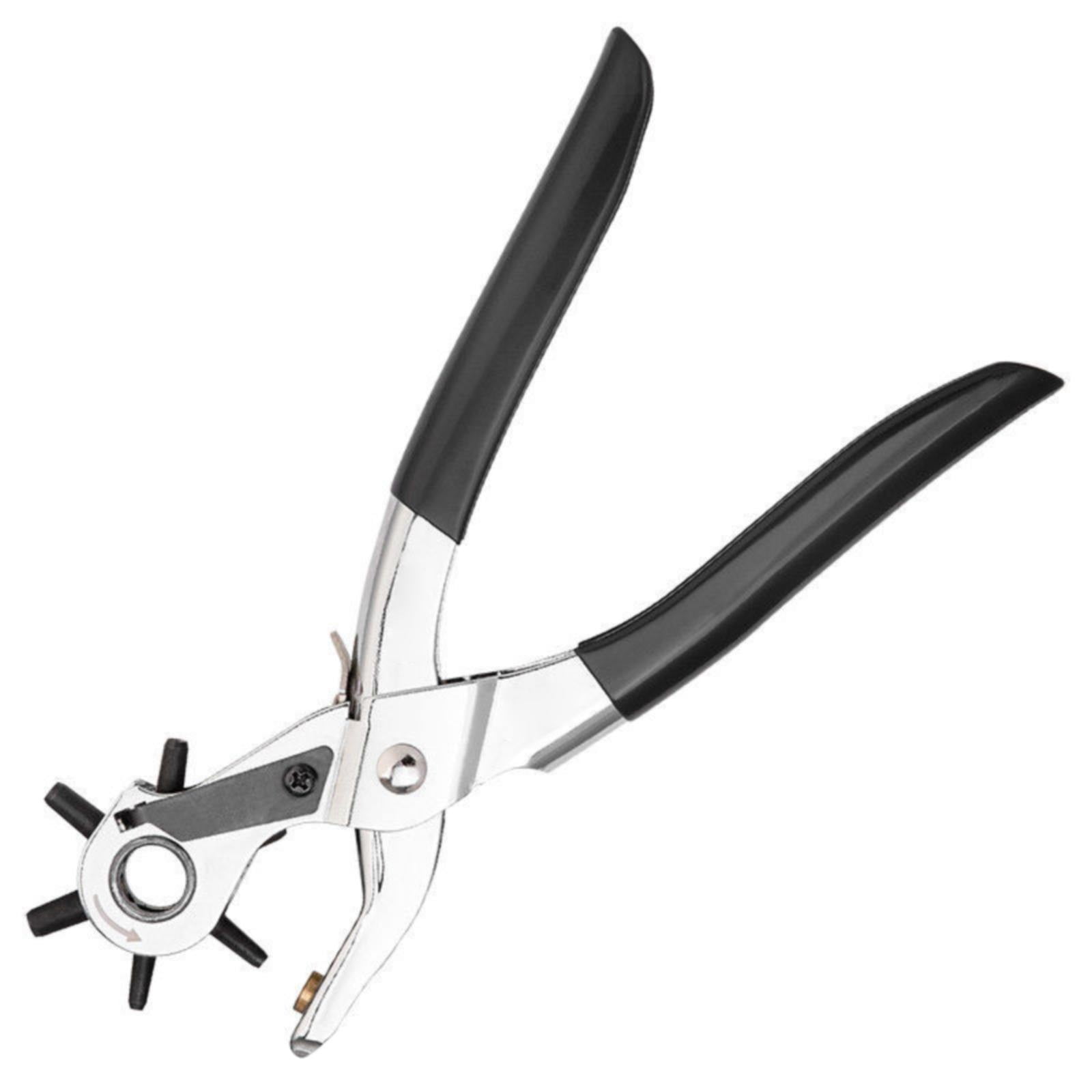 Hole Punchs, Furenl Rotating Multi-Purpose Punch Pliers Kit Punch Tool ...