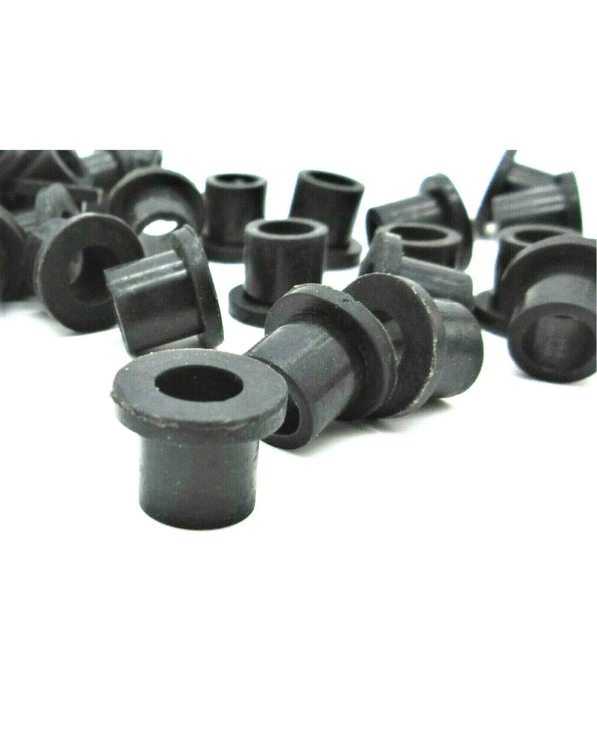 Hole Push in Bumper Compression Stem Step Bushing - 1/4" ID x 1/2” OD Push-in Rubber Bumper ...
