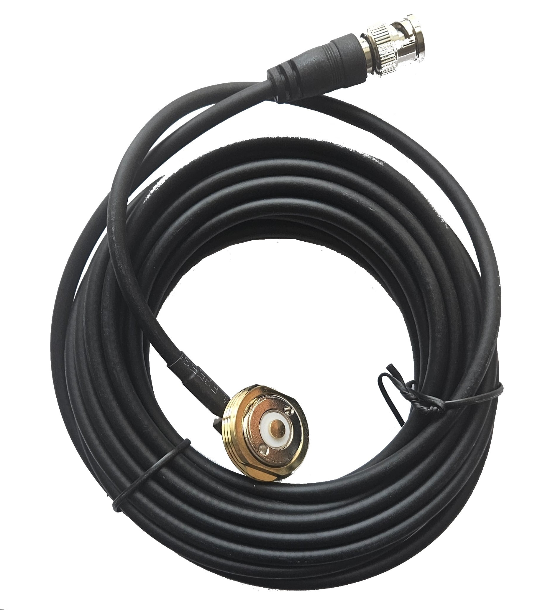 Hole Roof Antenna Mount NMO With 17' Coax Cable BNC Connector For ...