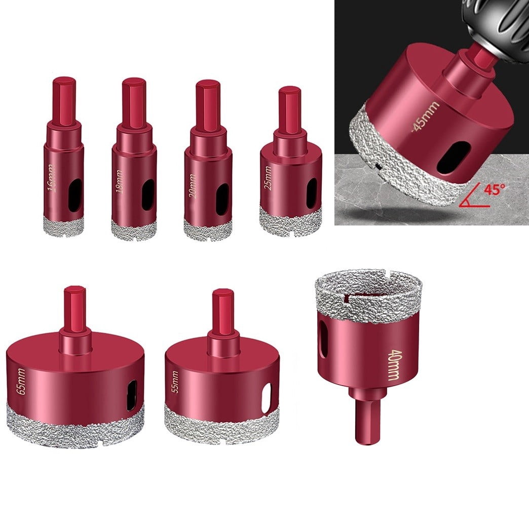 Hole Saw Drill Bits 6-65Mm Emery Sand For Marble Granite Glass Tile ...