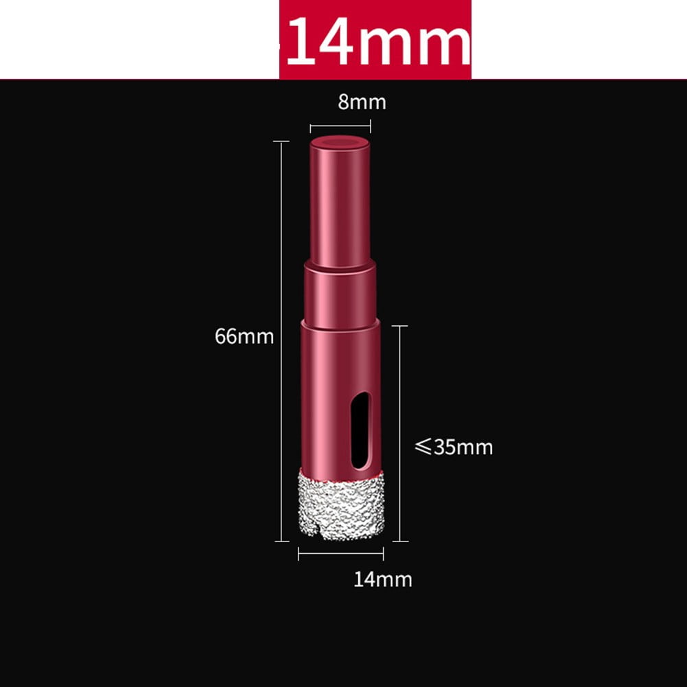 Hole Saw Drill Bits 6-65mm Emery Sand For Marble Granite Glass Tile ...