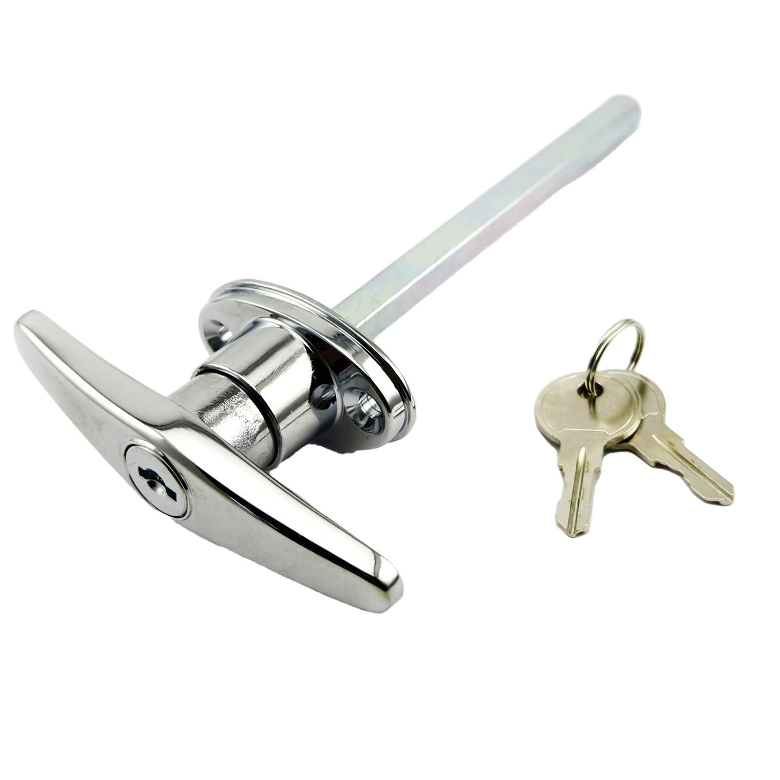 Hole Set Door T Handle Lock Kit With 2 Keys Door Lock Door Lock Storage ...