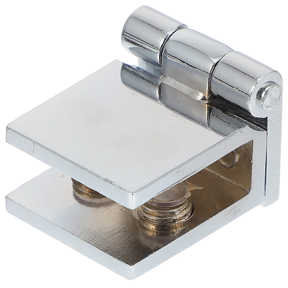 Hole-free Glass Hinge Metal No Drilling Cabinet Hinges Safety Shower ...