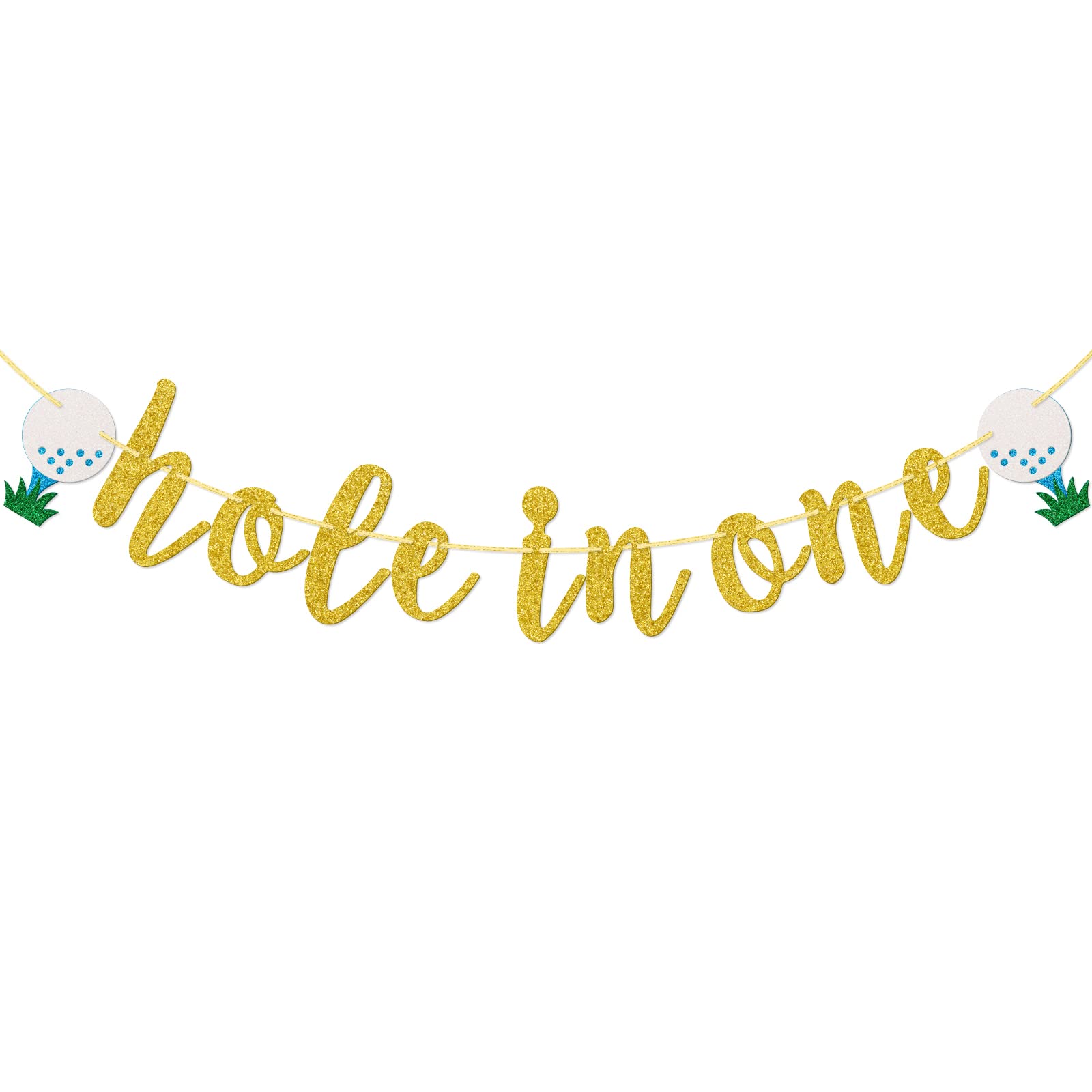 Hole in One Banner, Golf First AIS1 Birthday Banner, Golf Party ...