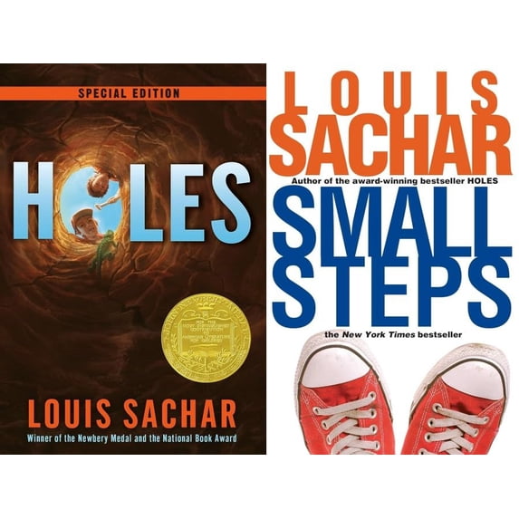 Holes Series 2 Books Set - Holes; Small Steps By Louis Sachar - Walmart.com