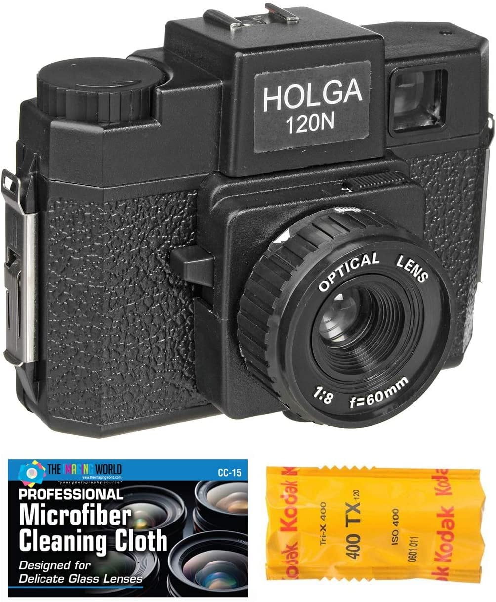 Holga 120N Black Medium Format Film Camera with Kodak TX 120 Film ...