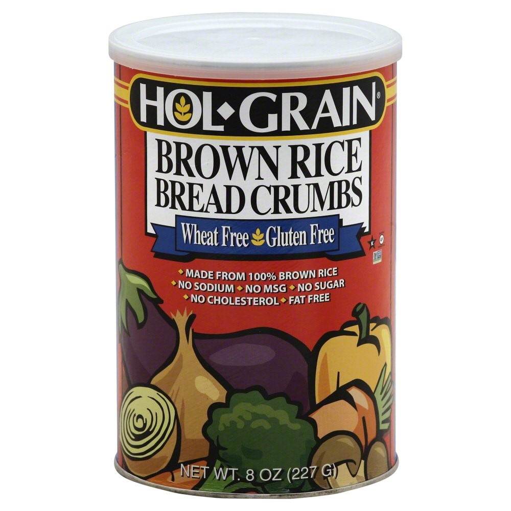 Holgrain Brown Rice Bread Crumbs Gluten Free -- 8 Ounce - Walmart.com