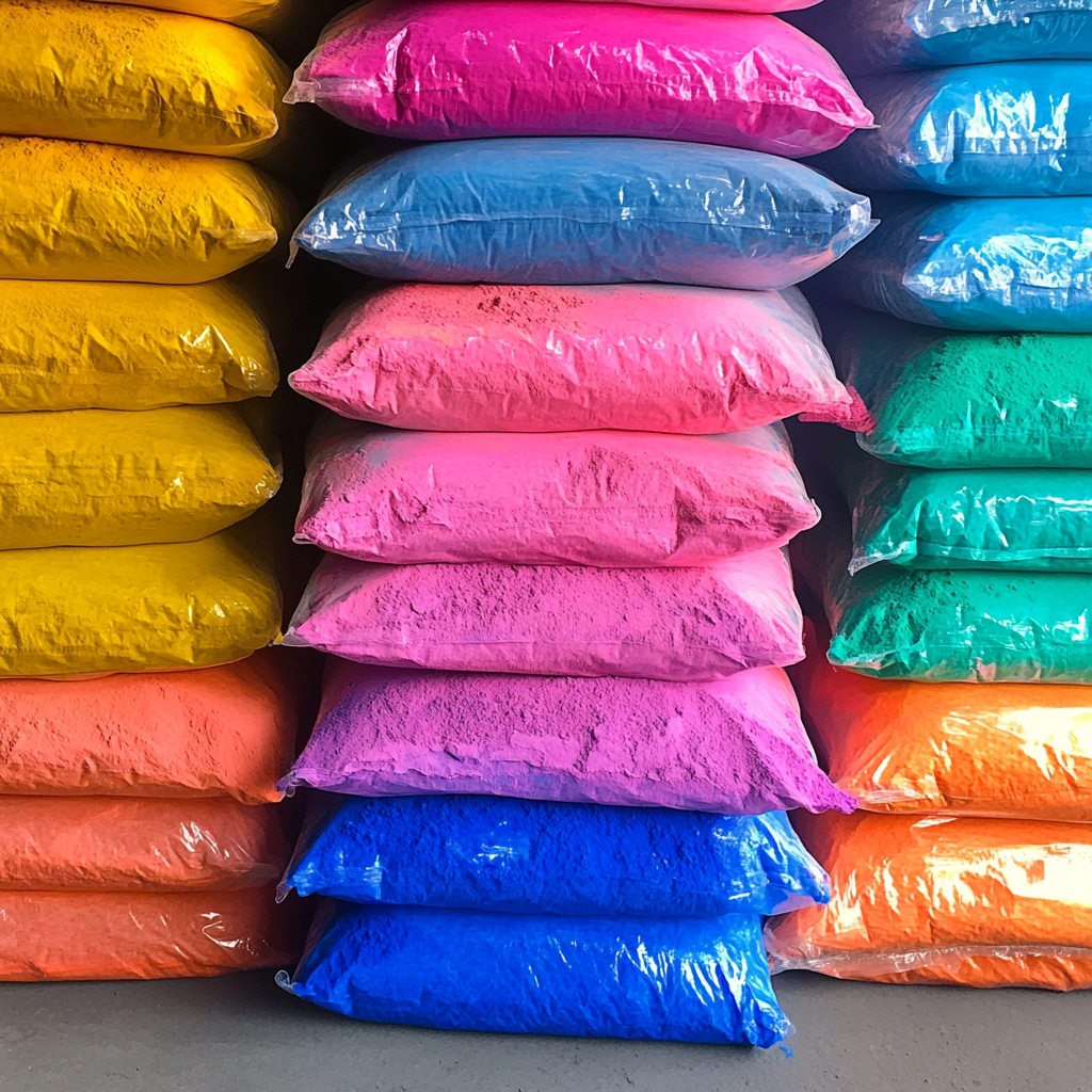 Holi Color Powder Bulk, 48 Pack Color Powder for Fun Run Events ...