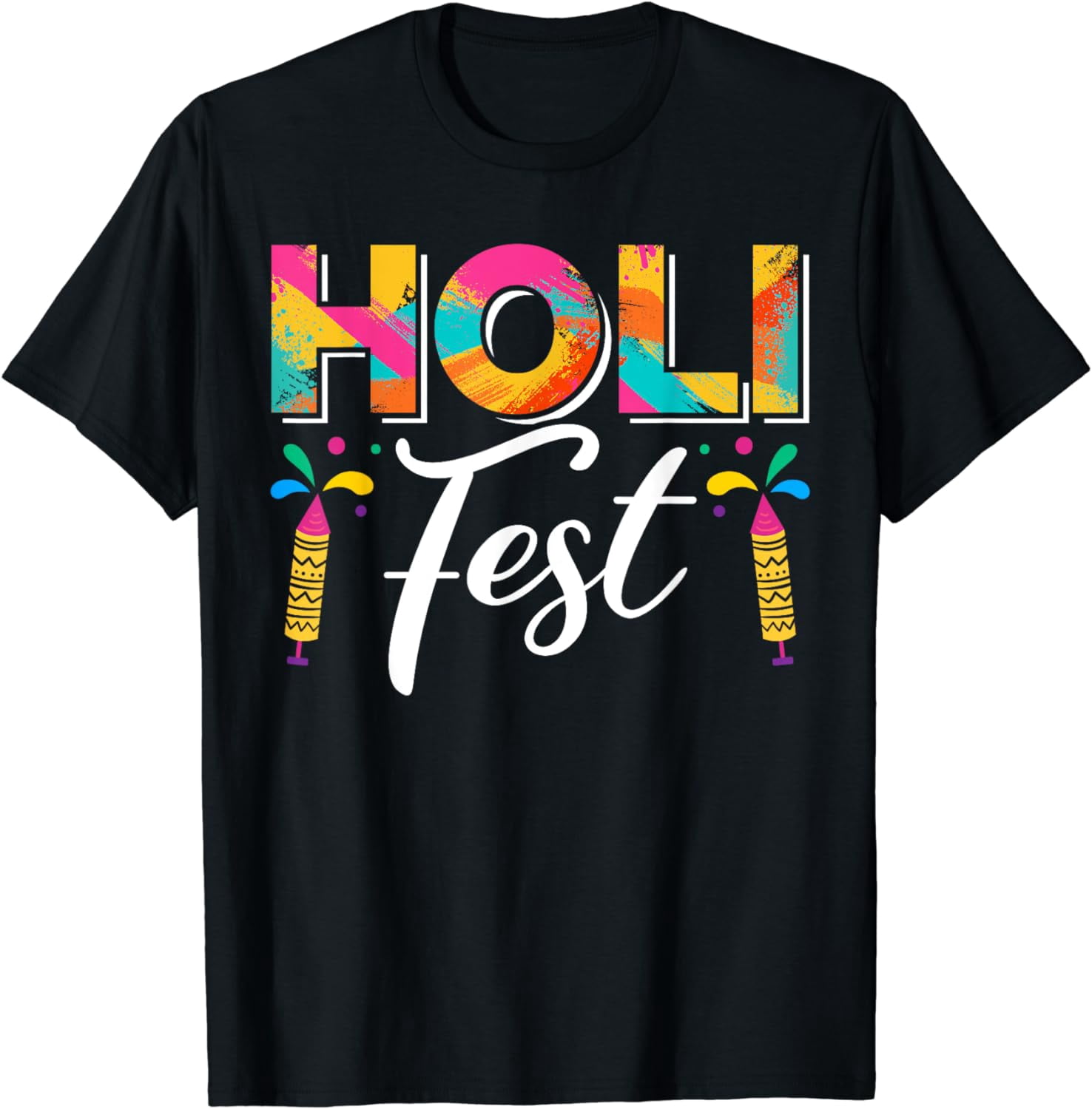 Holi Fest Hinduism Hindu Buddhist Holi Festival T-Shirt - Walmart.com