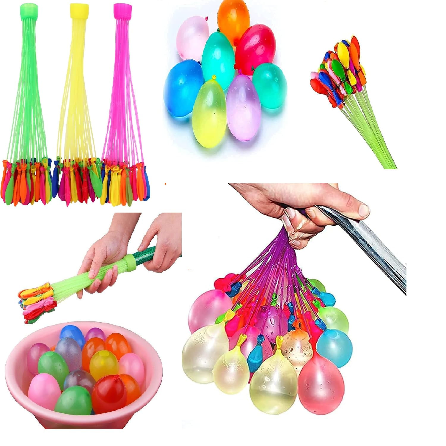 Holi Water Balloon | Summer Water Magic Balloon | Automatic Fill And ...