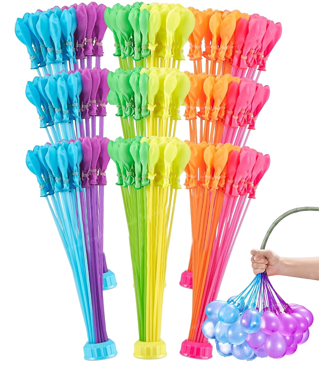 Holi Water Balloons - 333 Balloons | Rapid-Self-Sealing Tropical ...