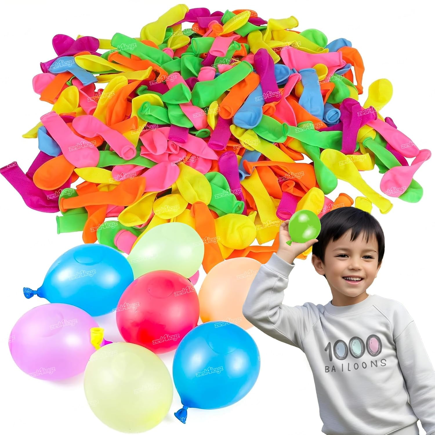 Holi Water Balloons Pack For Kids Vibrant Colors Quick Fill Pool ...