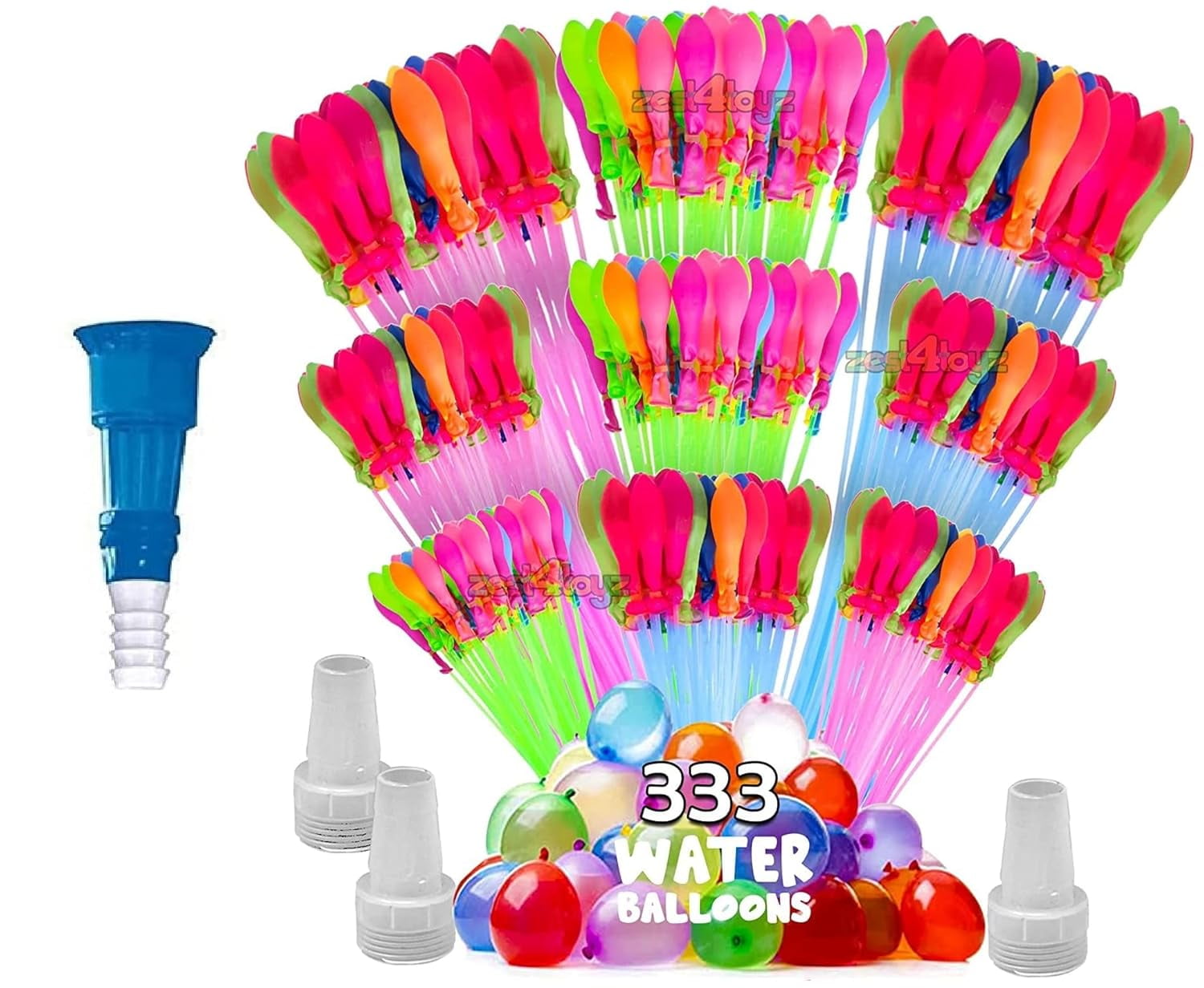 Holi Water Balloons Quick Fill Magic Balloons Pack Of 9 With Free ...
