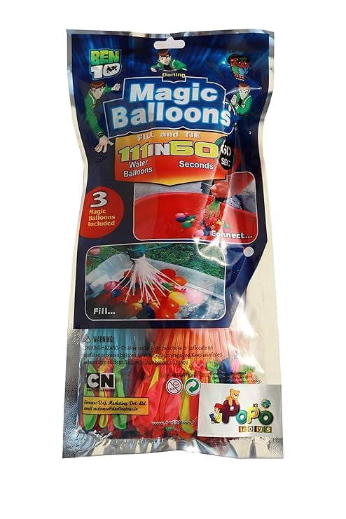 Holi Water Magic Balloons L Set Of 3 Bunch L 111 Balloons L Multicolor ...