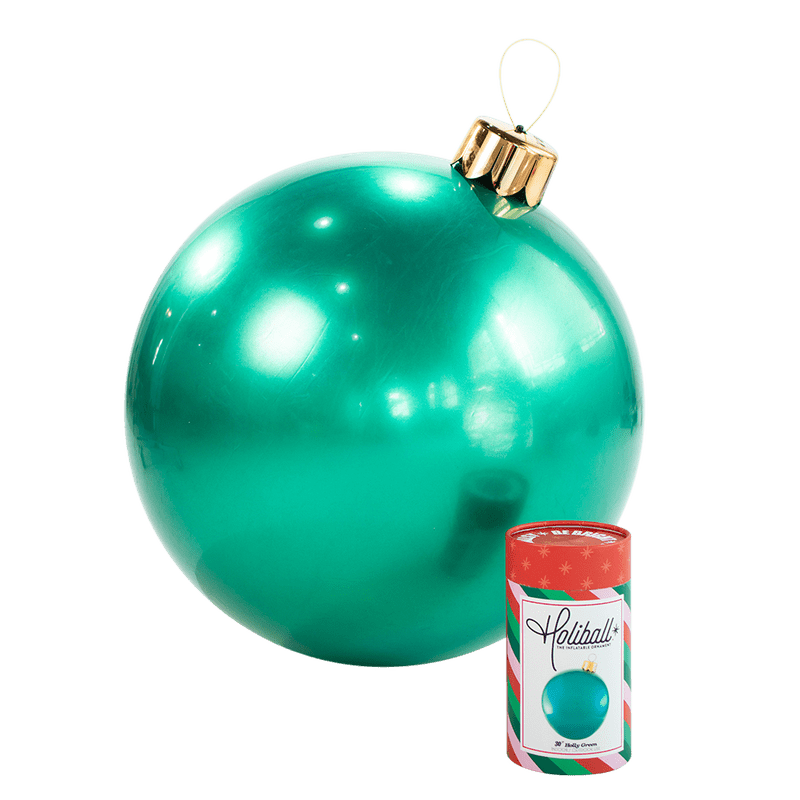 Holiball The Inflatable Ornament - Large - Holly Green - Indoor and ...
