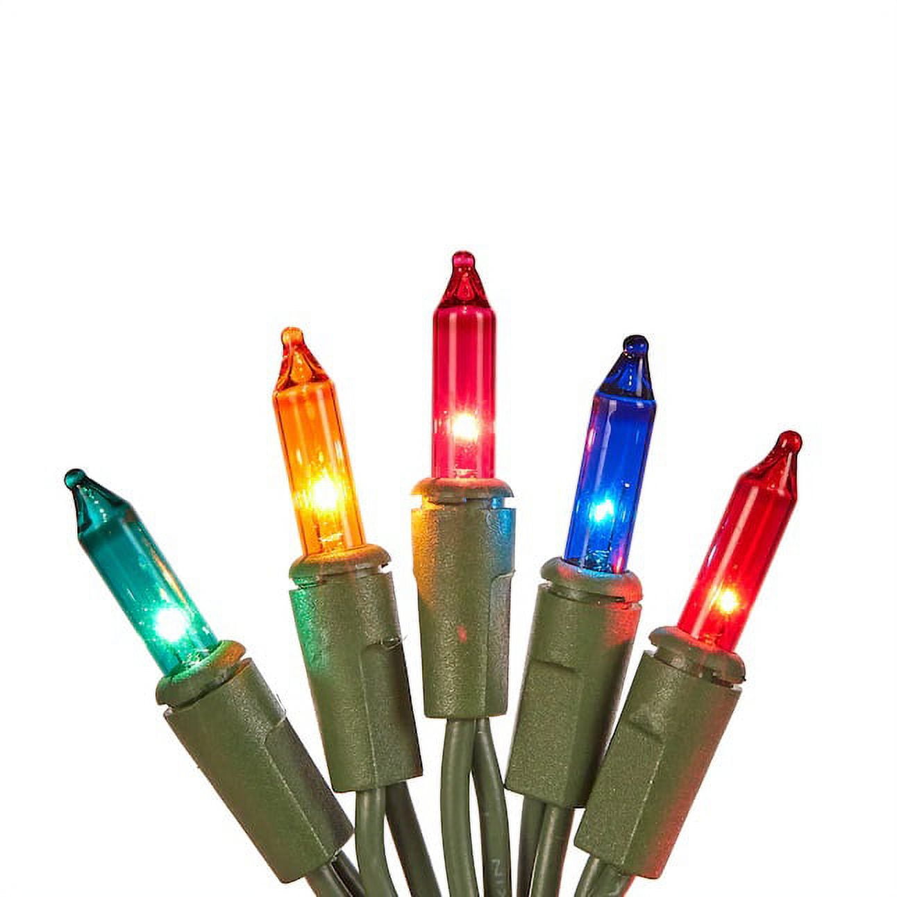 BigFunClub 20.62-ft Multicolor Incandescent Christmas String Lights ...