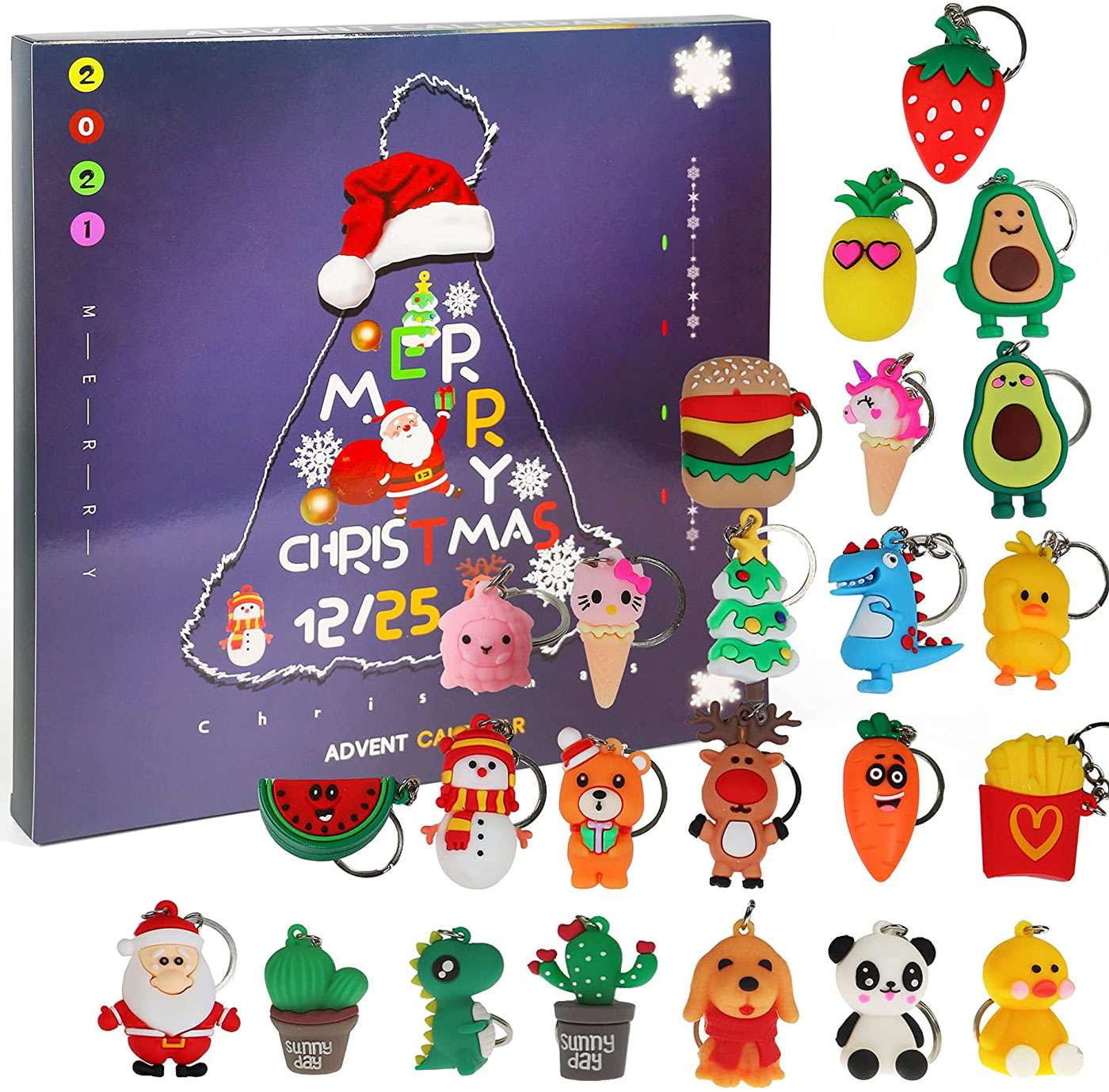 Holiday 2021 Keychain Advent Calendar - Walmart.com