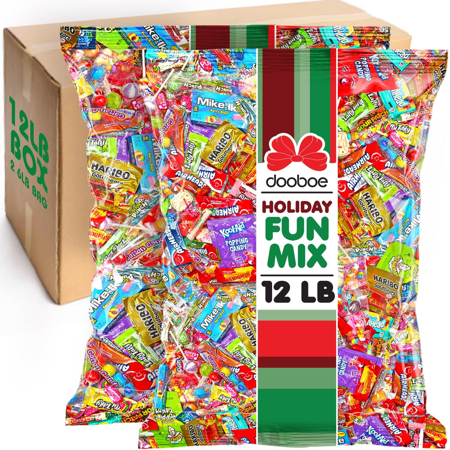 Holiday BULK Candy - 12 Pounds - Huge Parade Candy Assortment - Bulk Candy Individually Wrapped ...