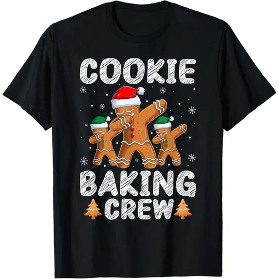 Holiday Bake Squad Gingerbread Cookie Family Matching Christmas T-Shirt ...