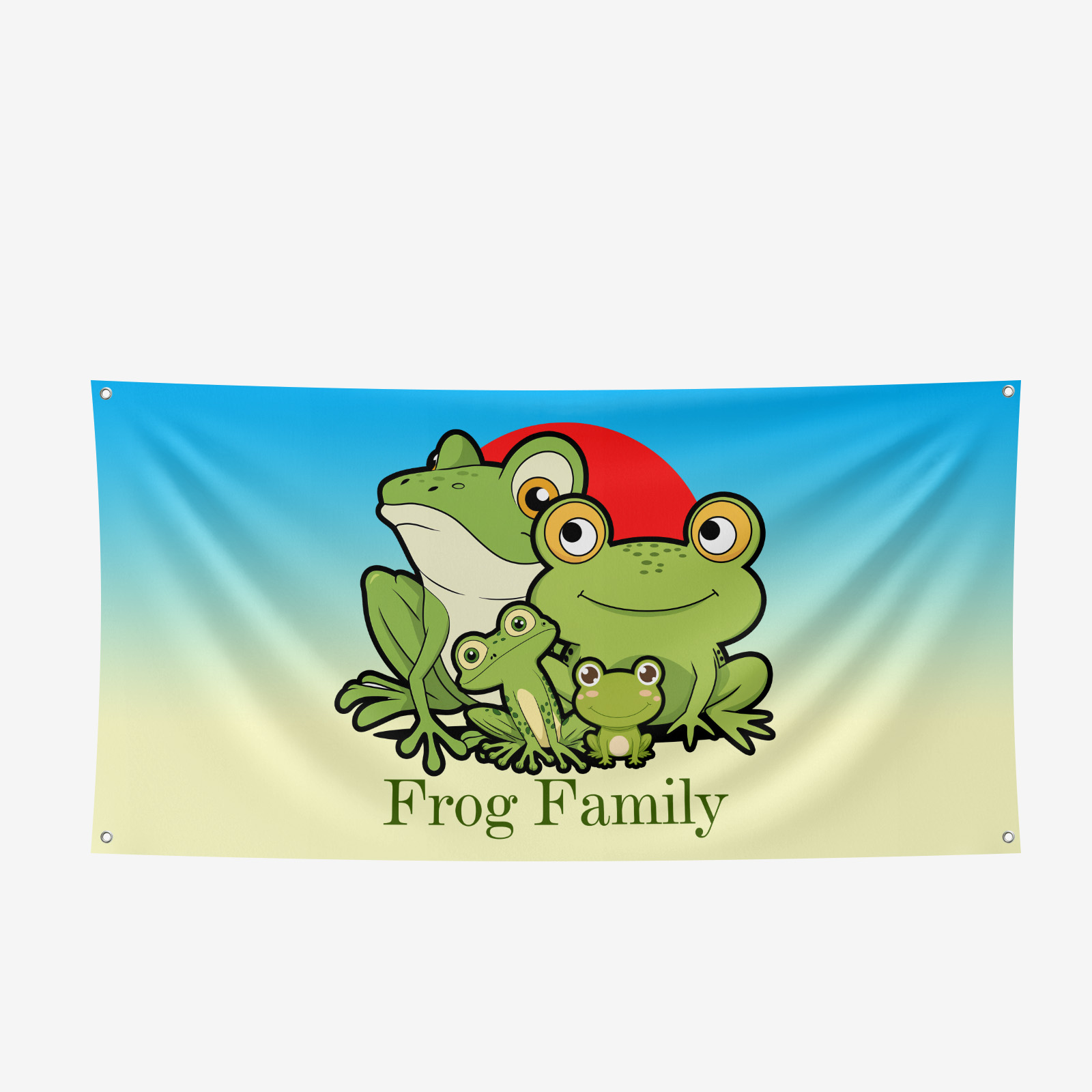Holiday Banner Festival Backdrop 35*70in – Perfect Frogs Streamer for ...