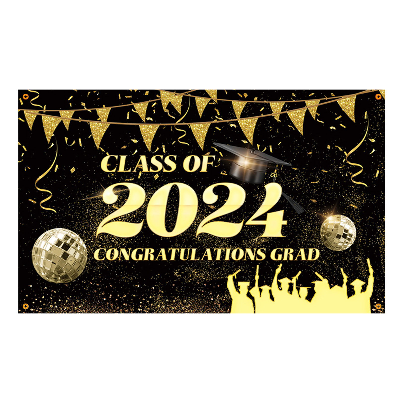 Holiday Banners Wall Flag Pole Bunting Banner Cake Topper Flags ...