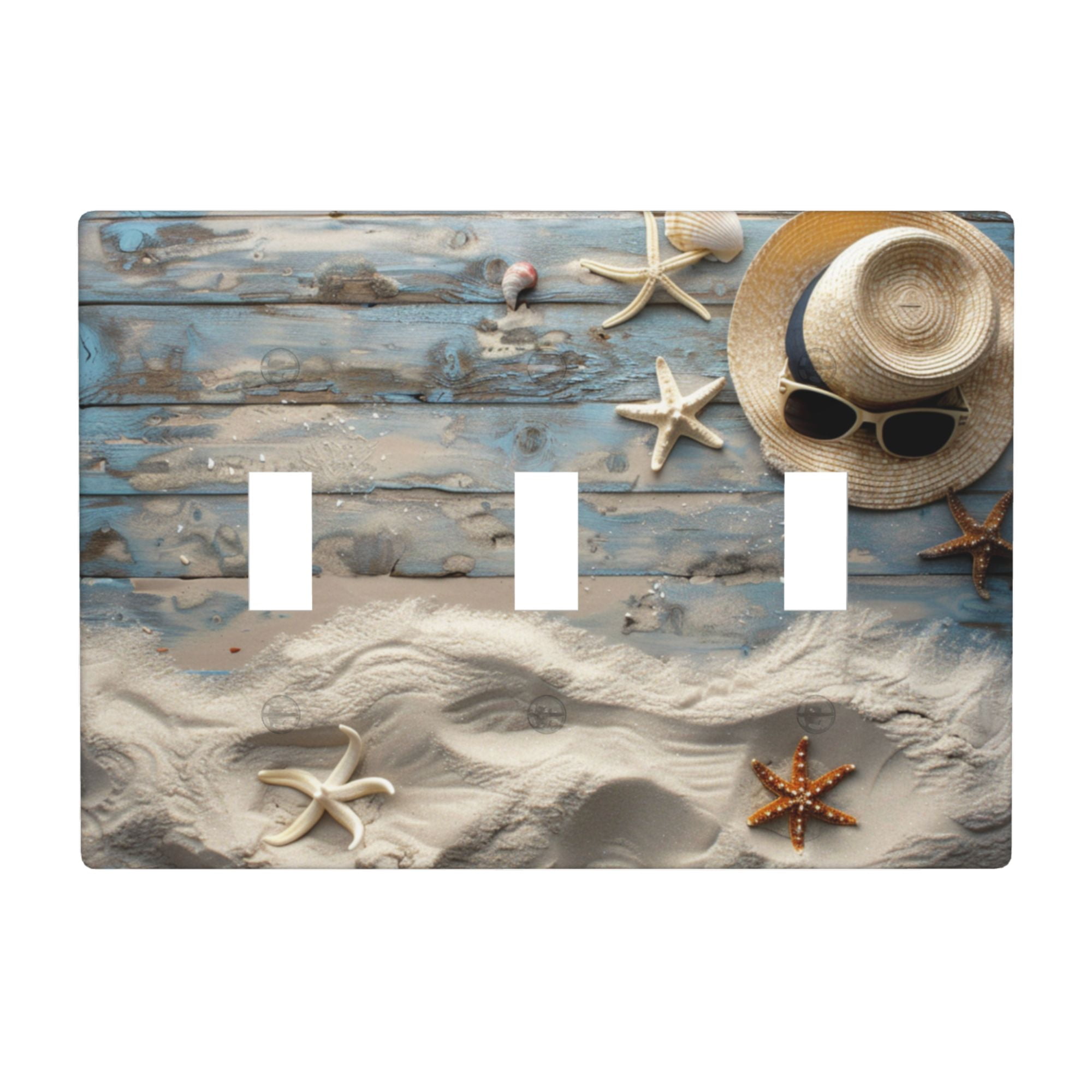 Holiday Beach Starfish (4) Switch Cover Decorative Wall Plate - Walmart.com