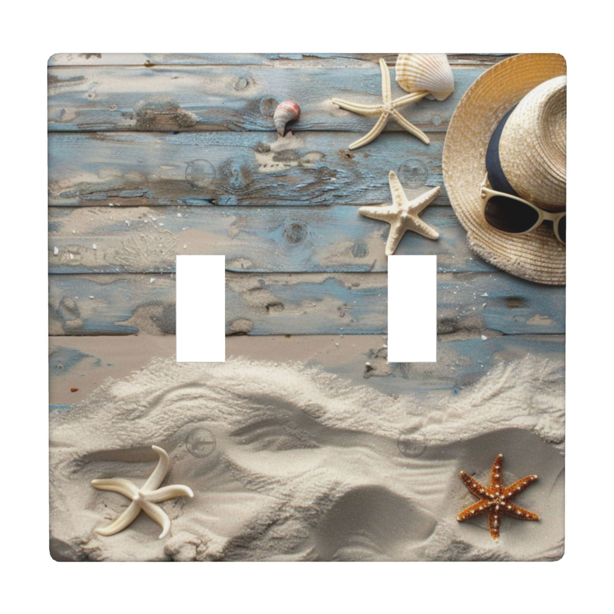 Holiday Beach Starfish (4) Switch Cover Decorative Wall Plate - Walmart.com