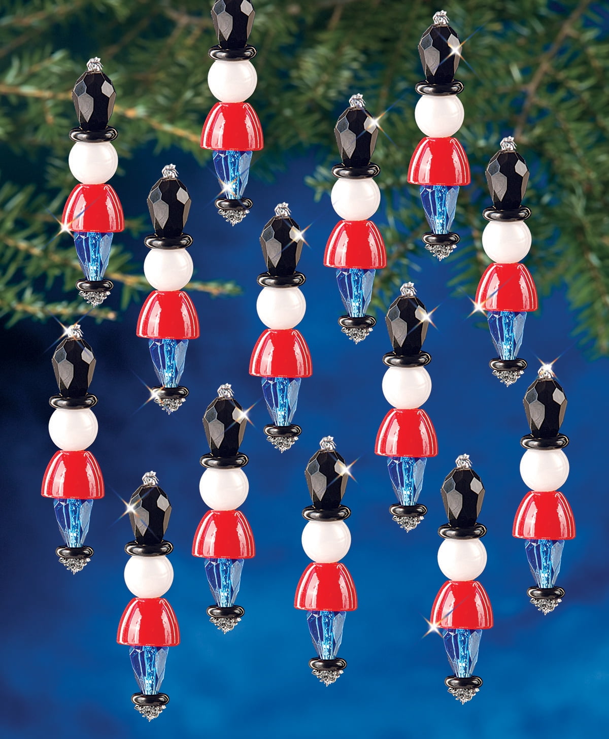 Holiday Beaded Ornament Kit-Mini Toy Soldier Makes 24 - Walmart.com