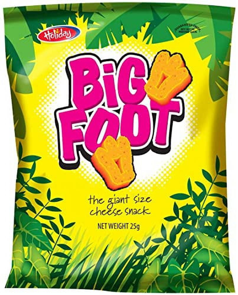 Holiday Big Foot Packaged Giant Cheese Snack, 10.5 Oz - Pack of 12 ...