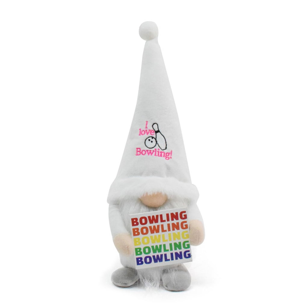 Holiday Bowling Gnomes Figurine Stuffed Plush Dolls Christmas Festival ...