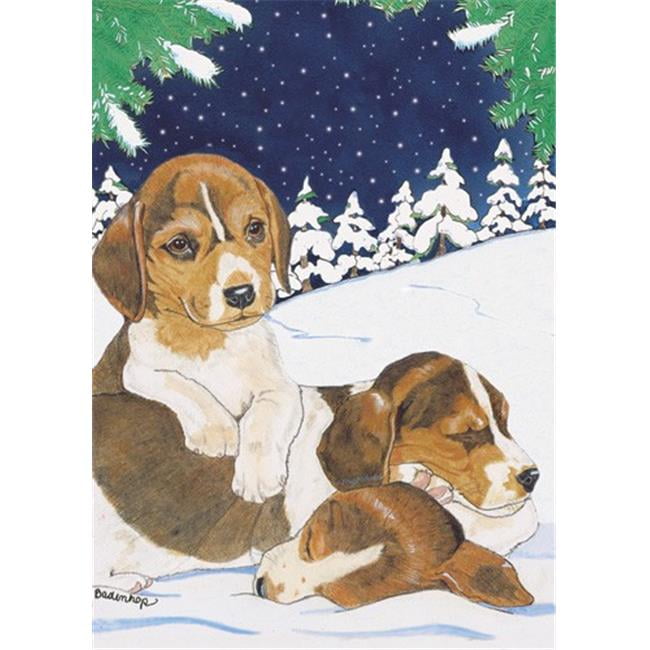 Holiday Boxed Cards- Beagle - Walmart.com
