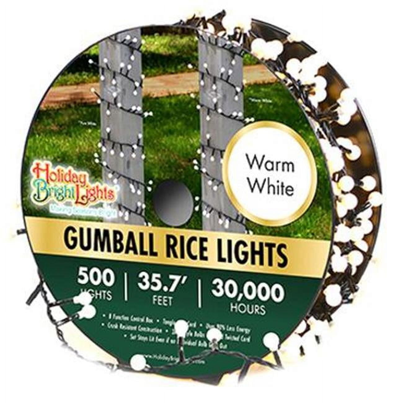 Holiday Bright Lights 266698 500LGT Rice Set, Warm White - Walmart.com