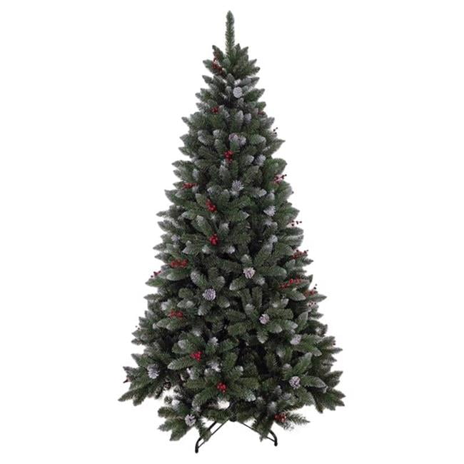 Holiday Bright Lights 9096339 7 ft. 1-2 Tree Full LED Frost Pine Color ...