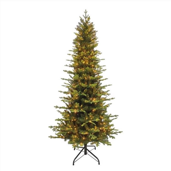 Holiday Bright Lights 9107131 9 ft. Slim LED Easton Spruce Color ...