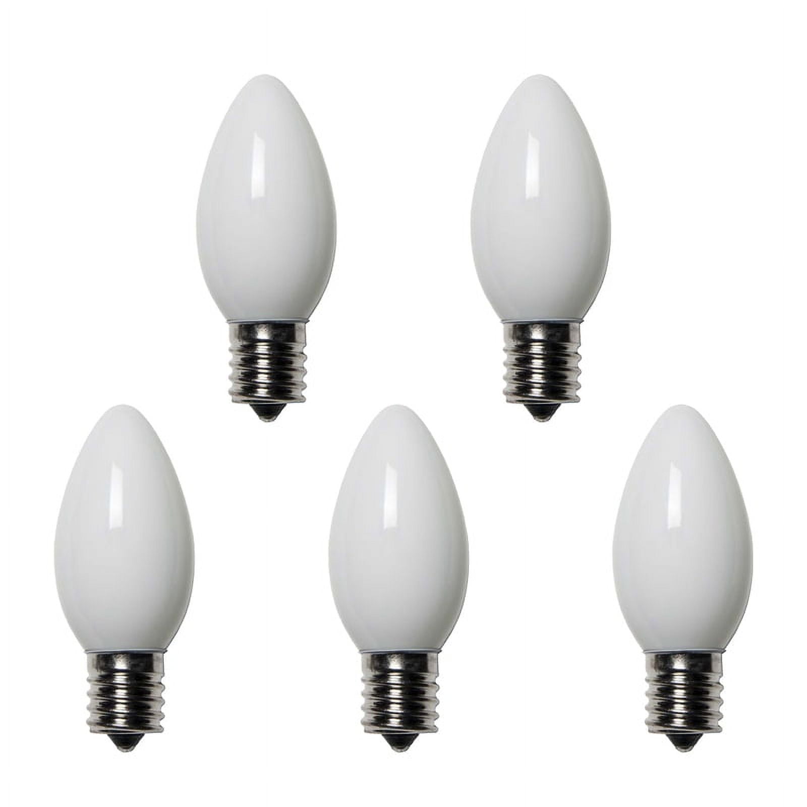 Holiday Bright Lights Incandescent C9 White 25 ct Replacement Christmas ...