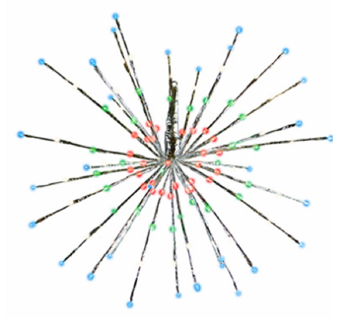 Holiday Bright Lights LED-3D-24RD-SMU Christmas Wire Shimmering LED ...