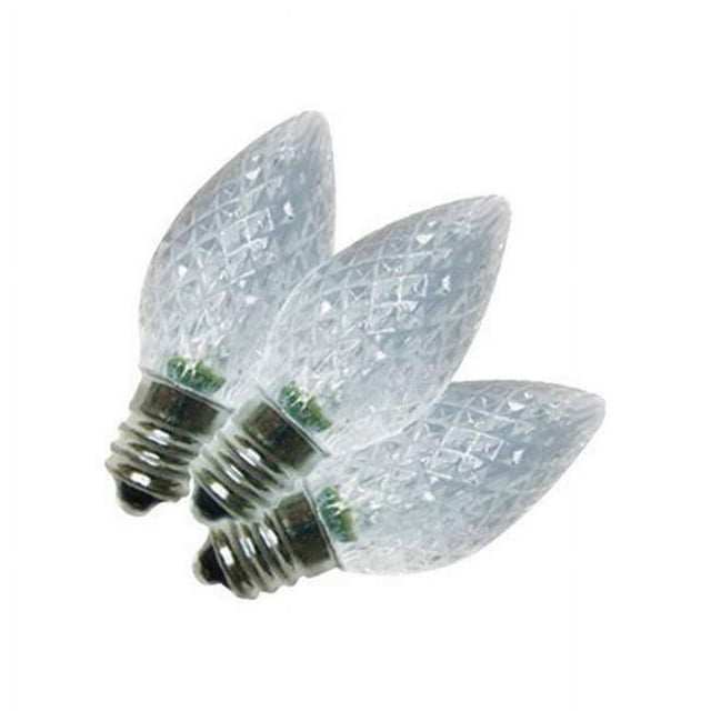 Holiday Bright Lights LED C7 Cool White 25 ct Replacement Christmas ...