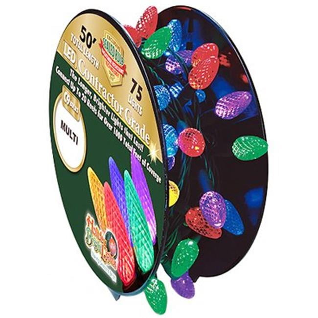 Holiday Bright Lights LED C9 Christmas Lights, Multicolor, 70 Count ...