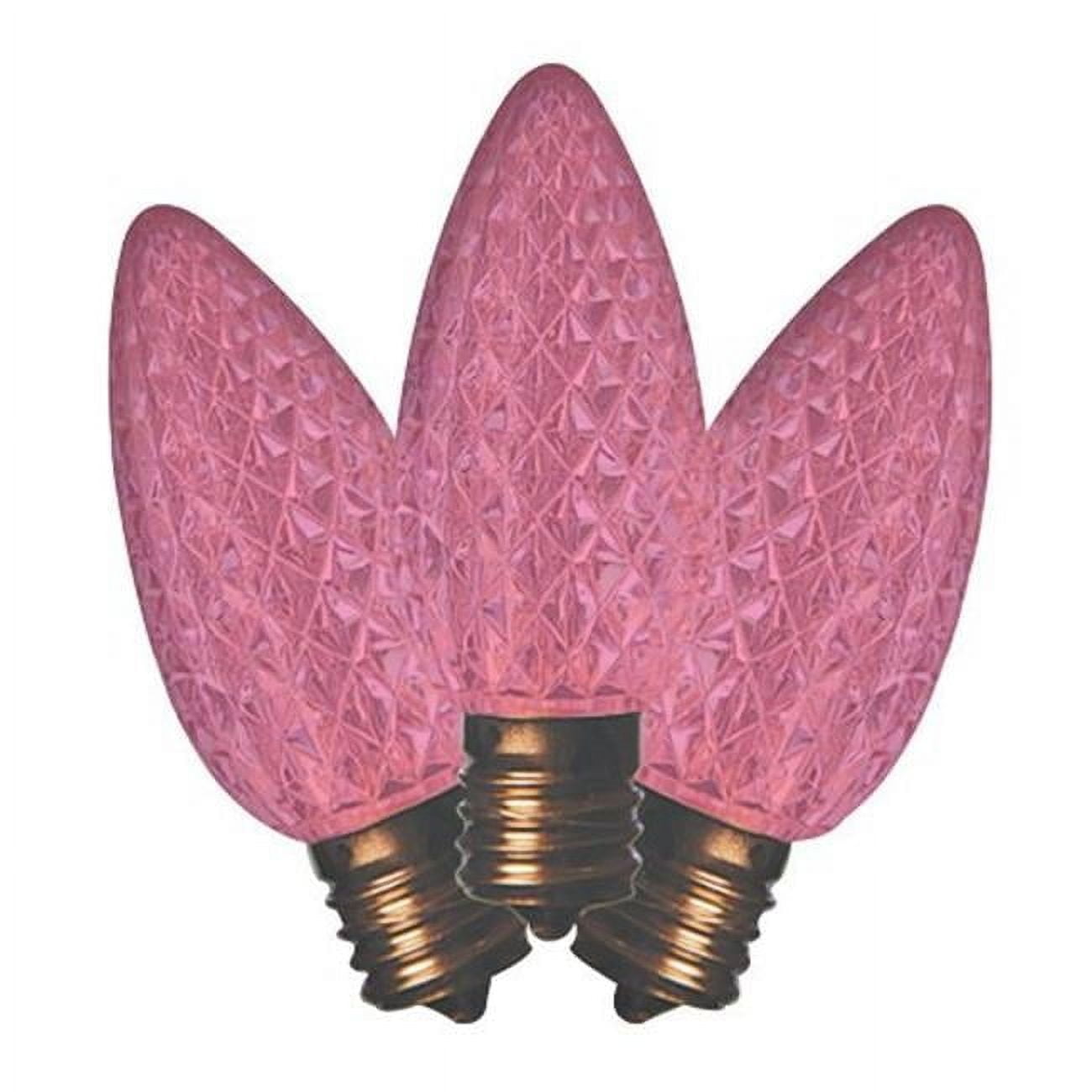 Holiday Bright Lights LED C9 Pink 25 ct Replacement Christmas Light ...