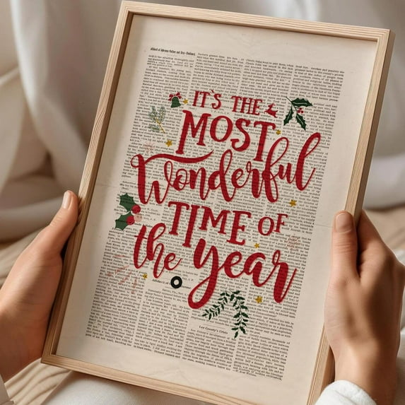 Holiday Cactus Poster, Whimsical Seasonal Wall Art, Festive ...