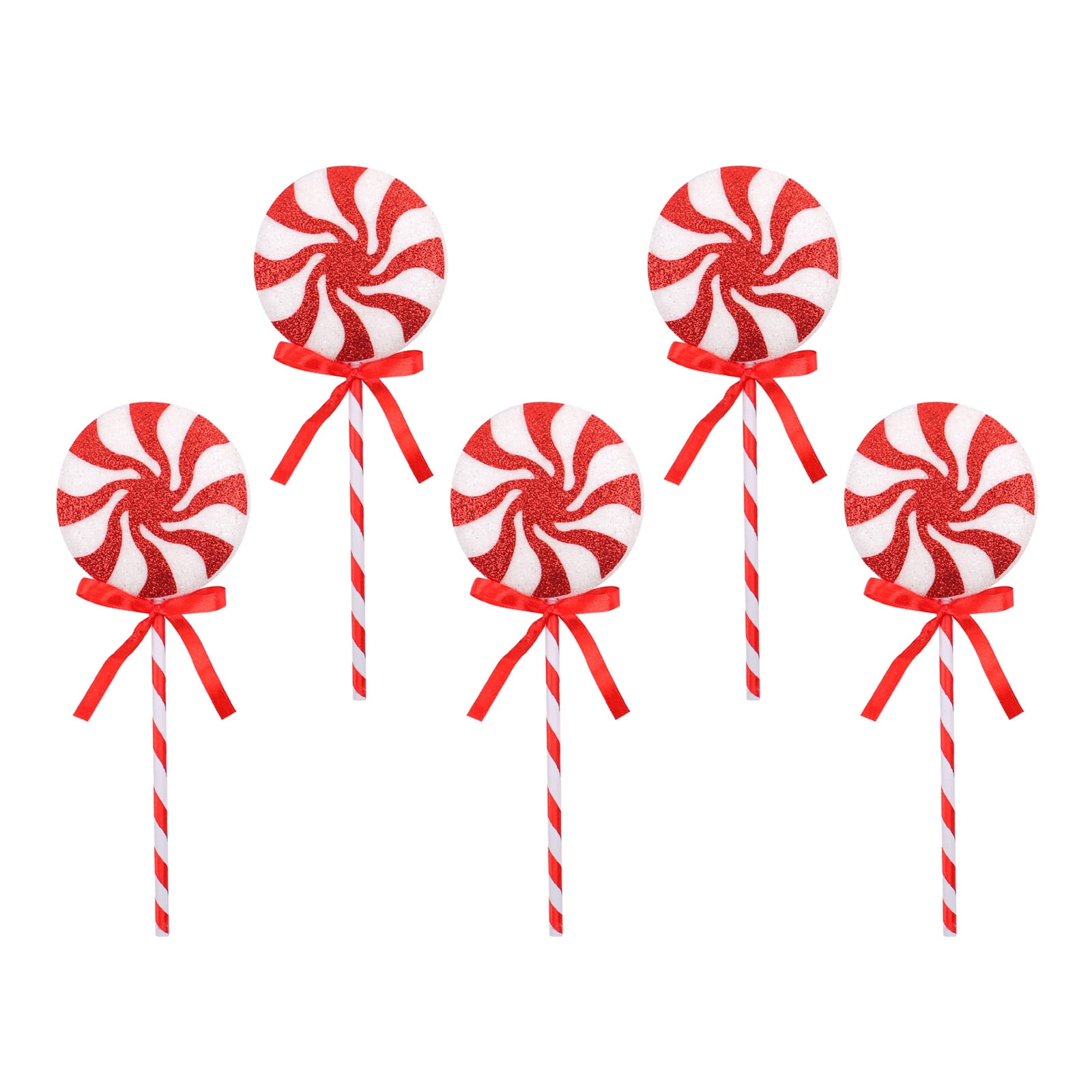 Holiday Candy Canes Decorations Multiple Color Christmas Candy Canes ...