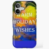 Holiday Card Warm Wishes Celebration Gift for iPhone 17 to 11 Pro Max ...