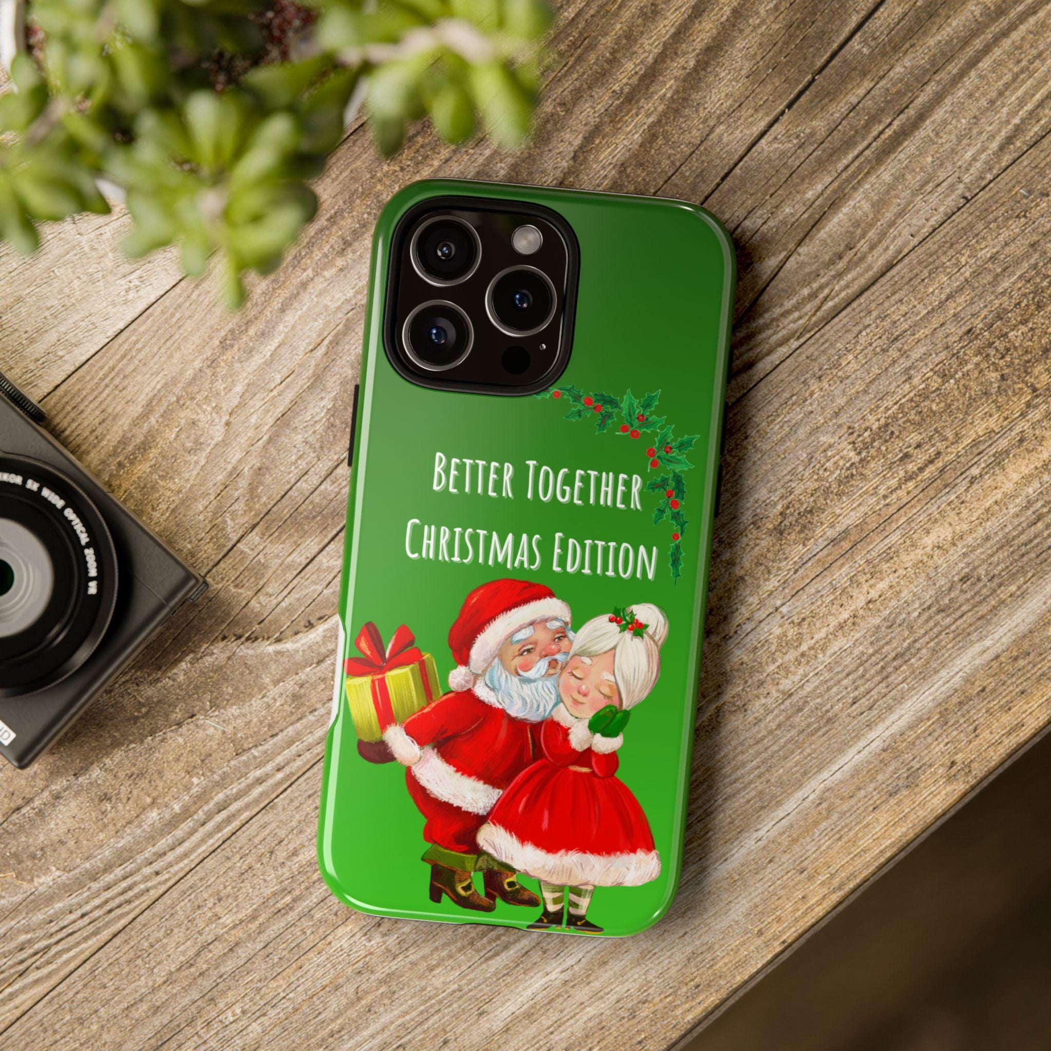 Holiday Cheer Phone Case Cozy Festive Design for iPhone 17 through 11 ...