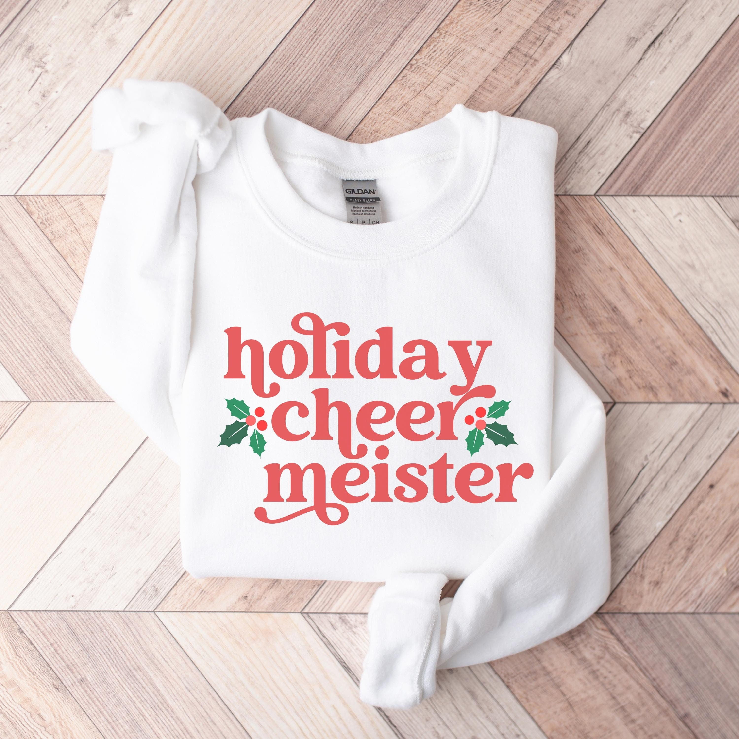 Holiday Cheermeister T-Shirt, Funny Christmas T-Shirt, Retro Holiday T ...