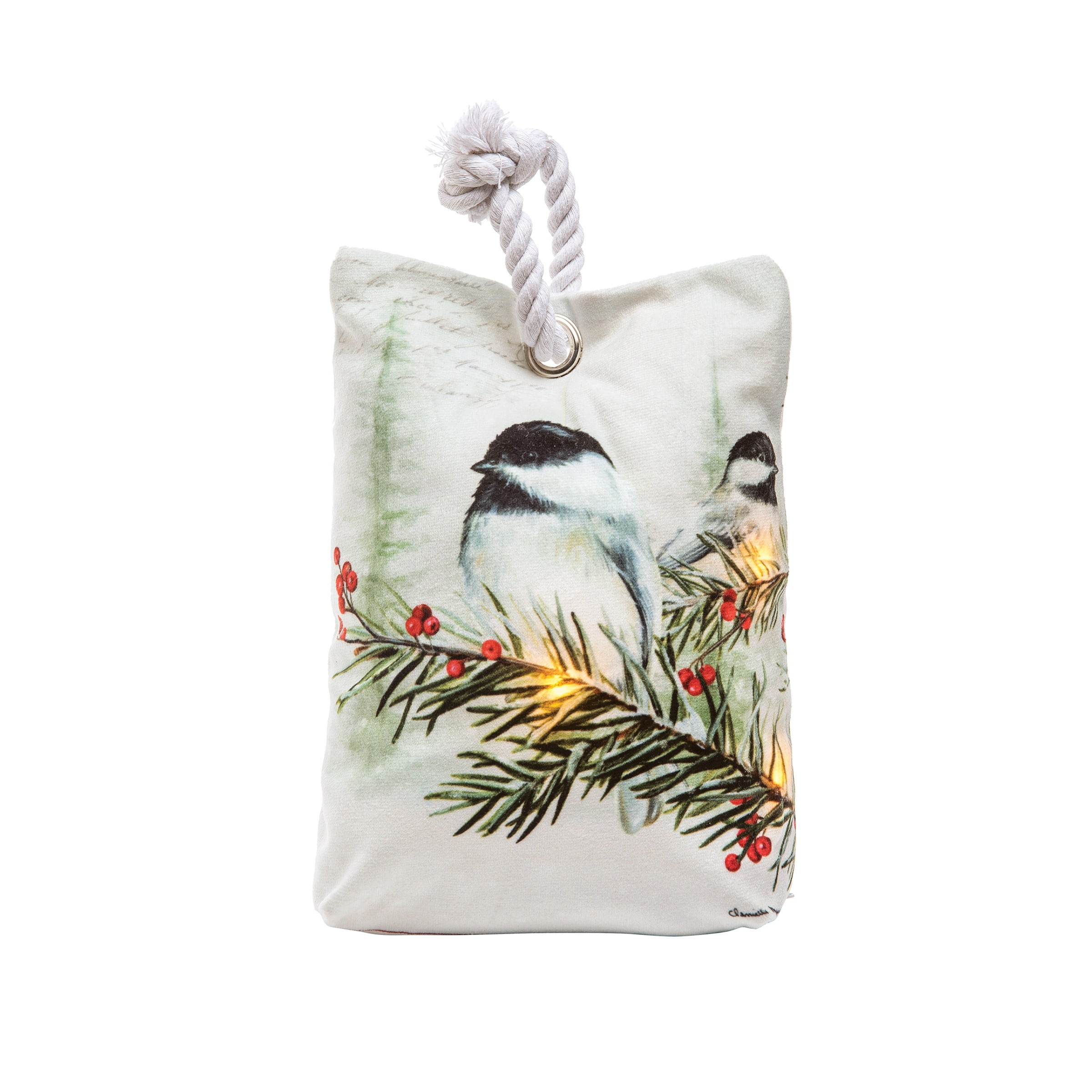 Holiday Chickadee Light-Up LED Door Stop - Walmart.com