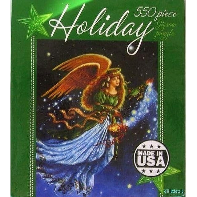 Holiday Christmas Angel by Ruth Sanderson 550 pc Jigsaw Puzzle by Ceaco ...