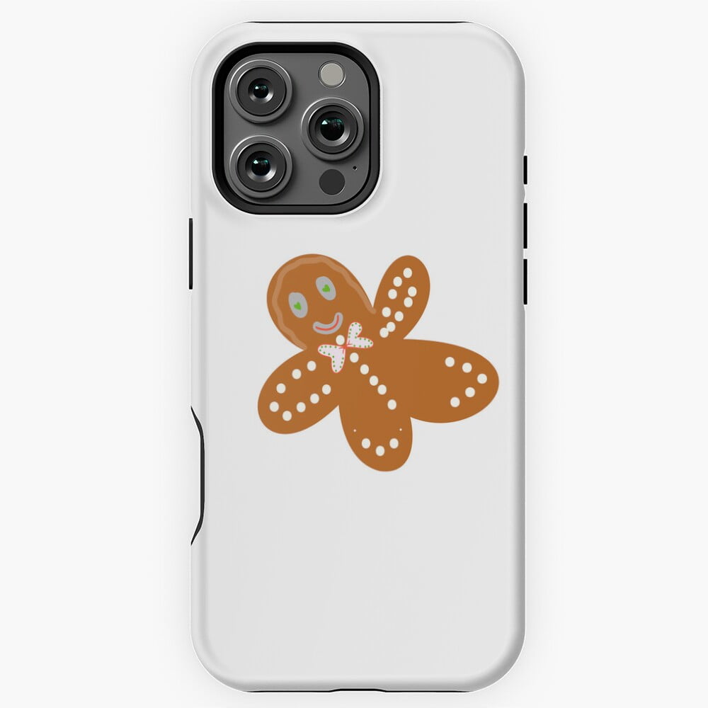 Holiday Christmas Gingerbread Art Phone Case for iPhone 11 12 13 14 15 ...