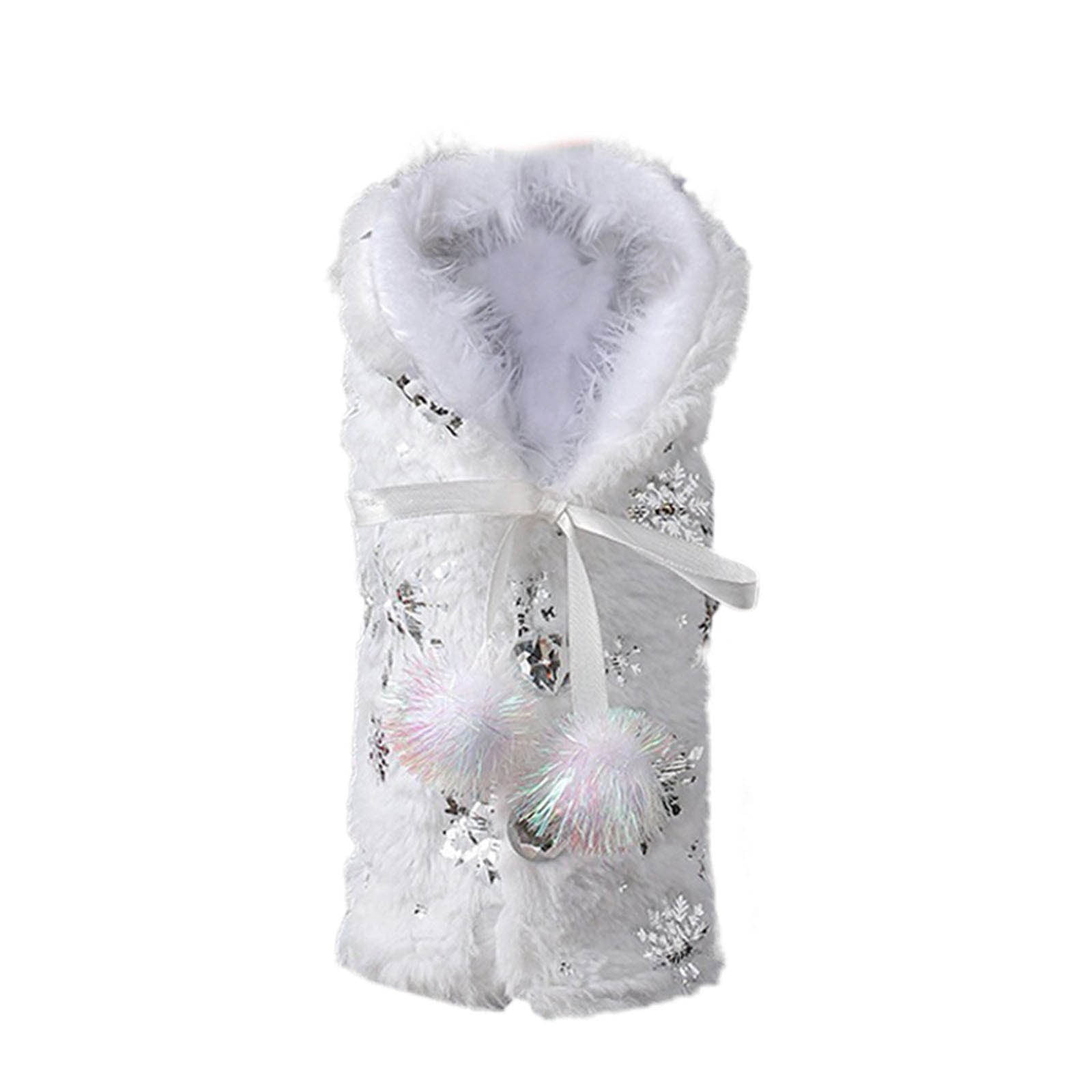 Your Holiday Christmas Themed Fabric Decorated Bottle Jackets For ...